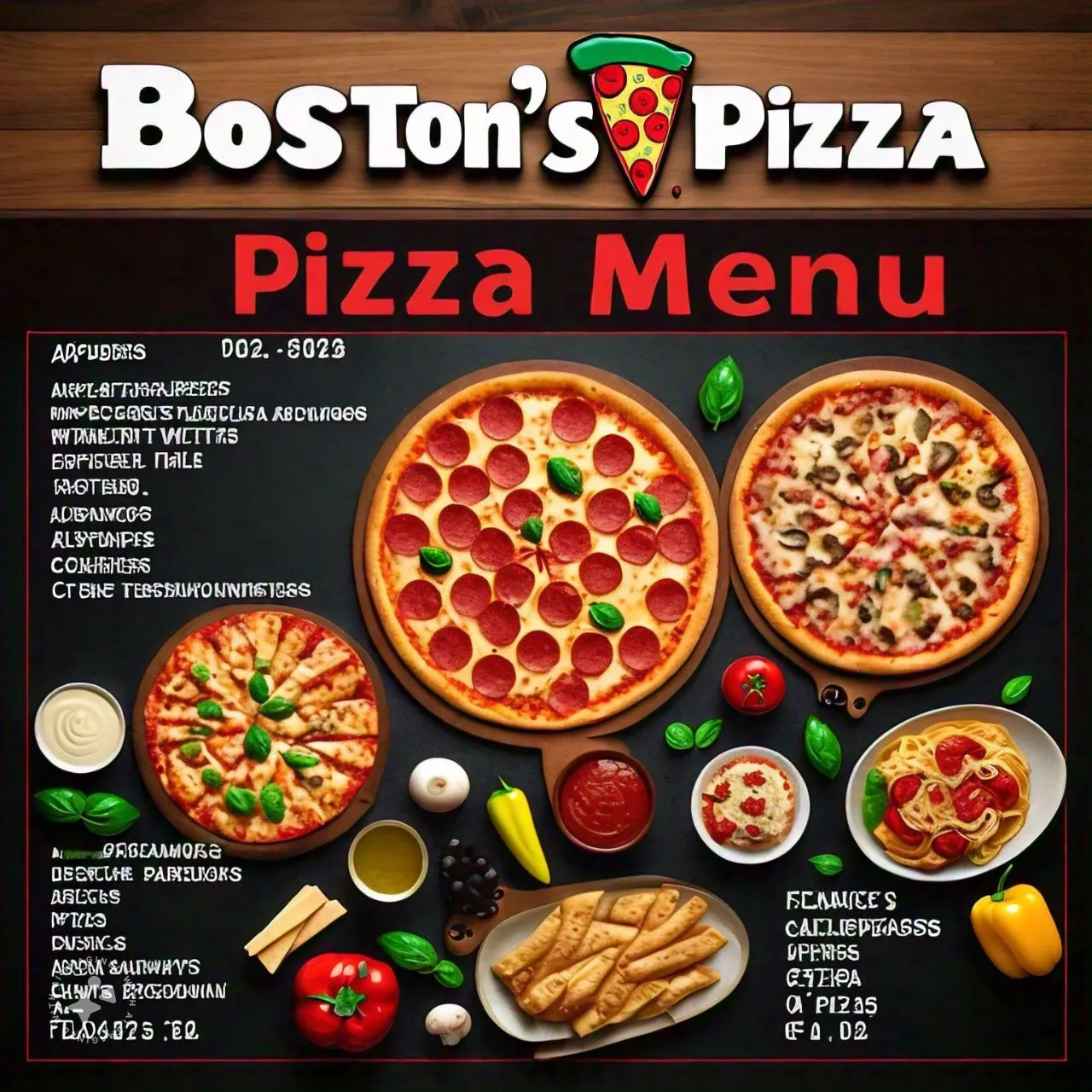 Boston's Pizza Menu Precios Mexico - 2026 Actualizado